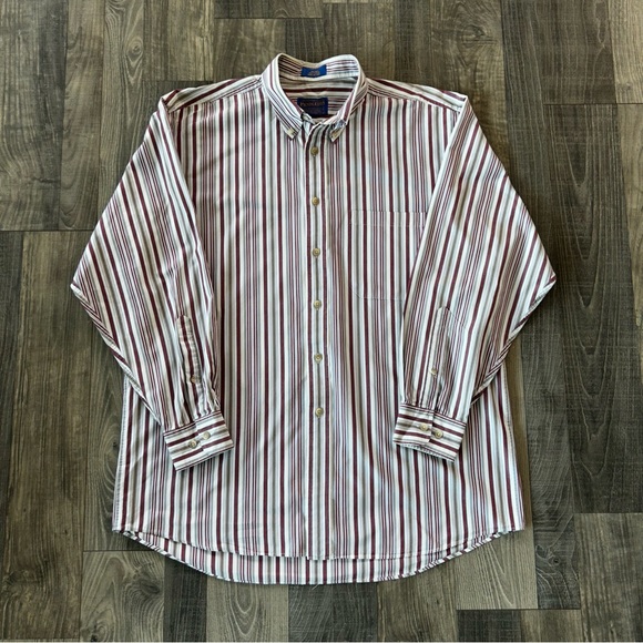 Pendleton | Shirts | Pendleton Button Down Shirtmens Large Cranberry ...